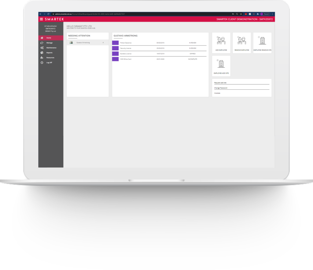 Smartek Sign in – USE – Smartek